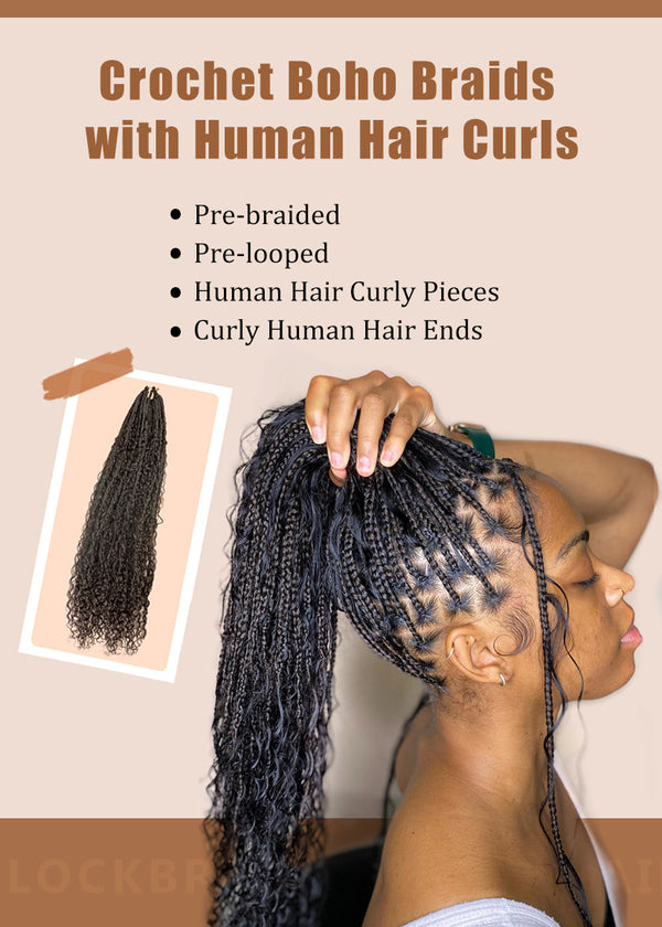 Premium Crochet Hair|Braids Hair Extensions|Braided Wigs-Lockbraids