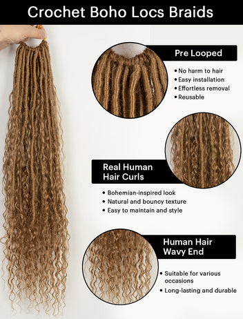 Versatile Crochet Boho Locs | Lockbraids